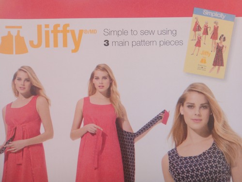 Simplicity 1356, Jiffy 3 Main Pattern Pieces Reversible Wrap Dress ...