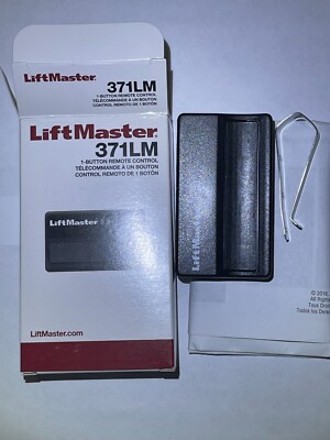 Liftmaster 371LM 315MHz Security+ Remote Control Garage Opener Purple ...
