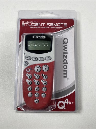 Qwizdom Q4 Rf Handheld Student Response Remote Classroom Learning ...