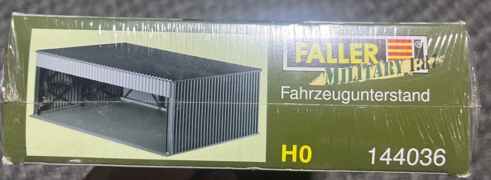 144036 Faller HO Scale 1:87 Kit of Military Vehicle Shed SEALED NEW | eBay
