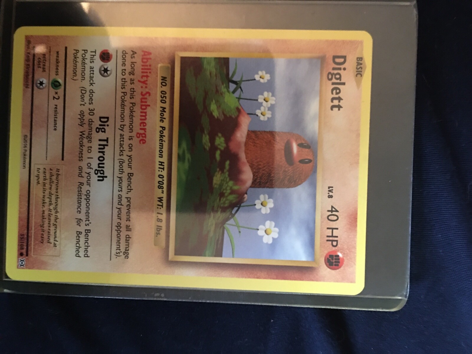 Diglett 55-108 ultra rare Pokémon card | eBay