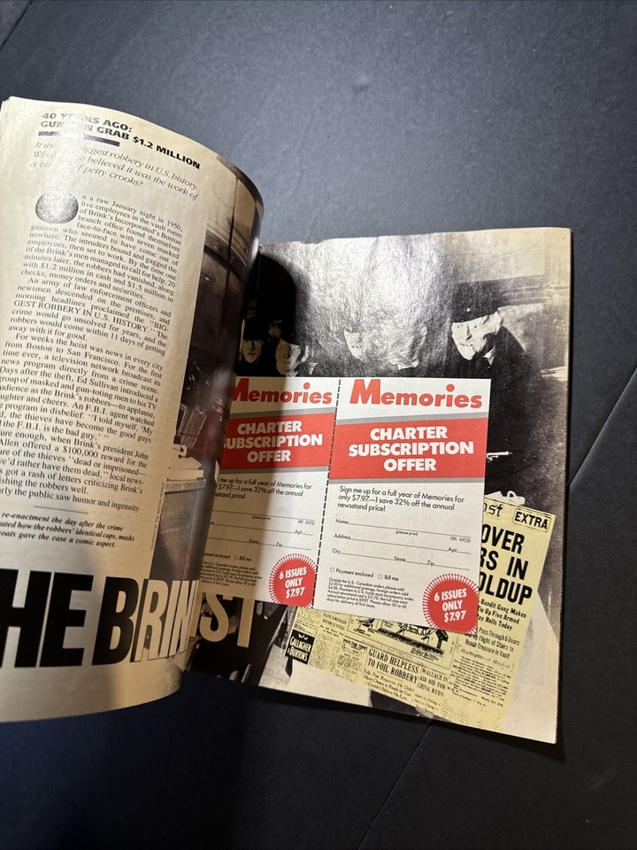 VTG Memories Magazine December 1989 Vol 2 No. 6 Gregory Peck, Alistair ...