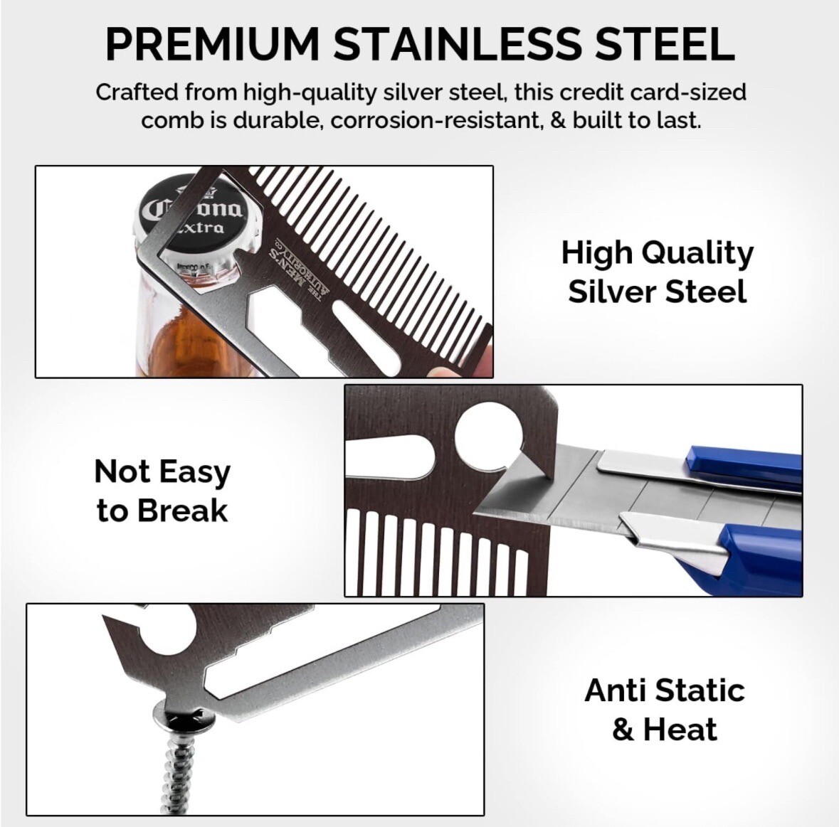 50 Comb Lot Hair Comb Beard Comb for Men Mustache Comb Multi Tool ...