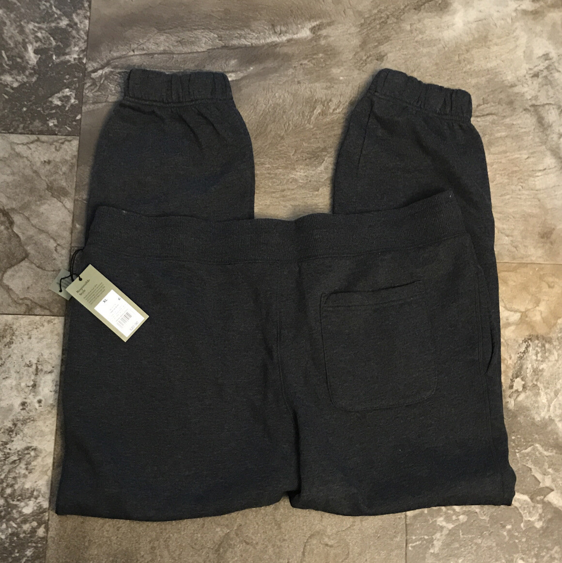 NWT Goodfellow Men's dark gray Ultra Soft Fleece sweat pants jogger New ...