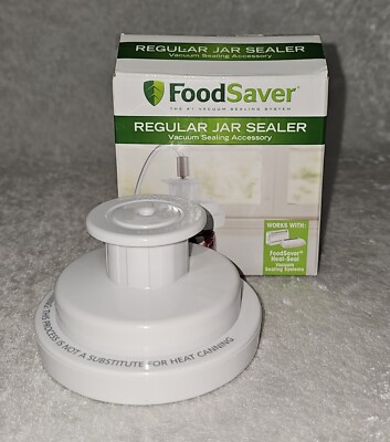 FoodSaver Regular Jar Sealer Vacuum Sealing Accessory 144650 New Open ...