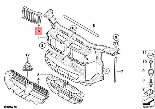 Genuine BMW E90 E90N E91 E91N E92 Oil Cooler Air Duct RIGHT OEM ...