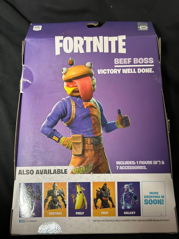 Fortnite Legendary Series 6" Beef Boss Action Figure Pack Toy NEW 2020 ...