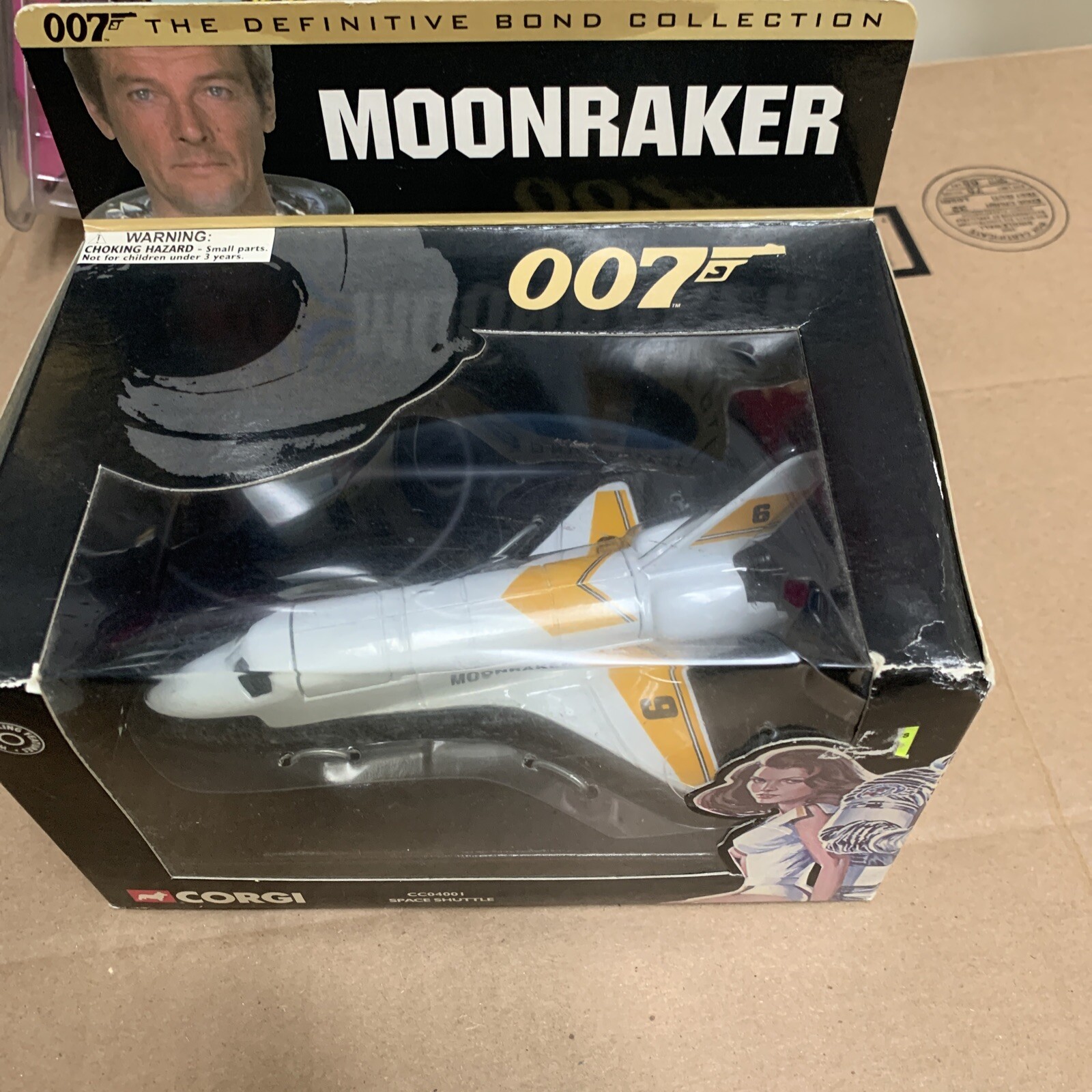 Corgi 14CM - Moonraker 6 Space Shuttle Drax 007 James Bond Diecast ...