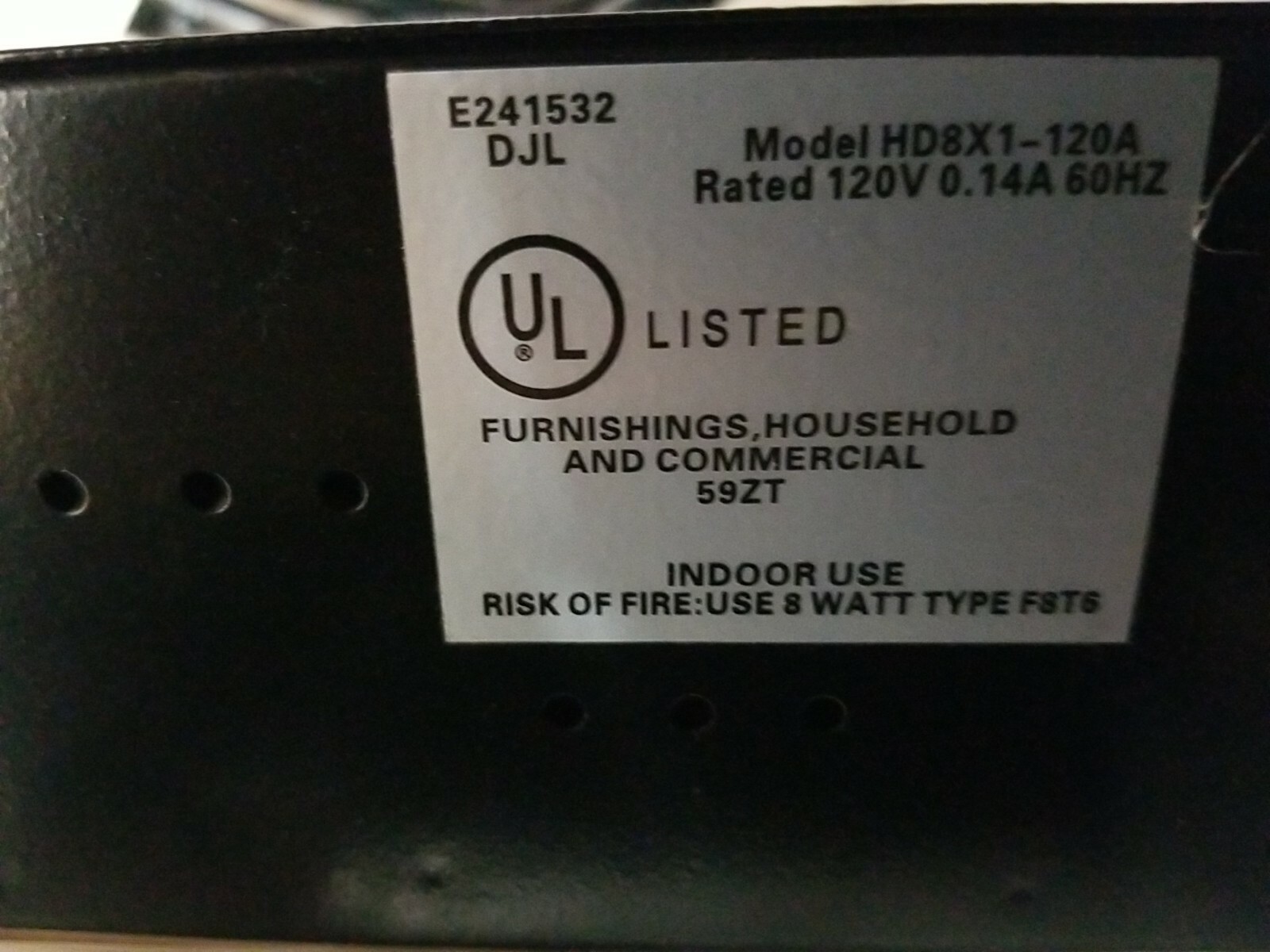 UVERITECH FRAUD FIGHTER BLACKLIGHT MODEL HD8X1 120 V. | eBay