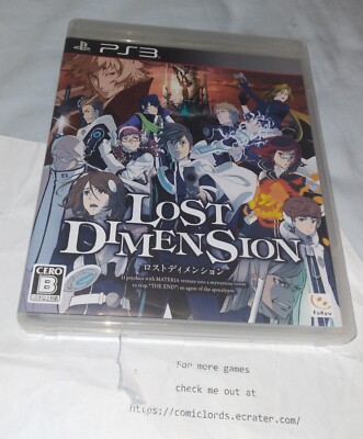 Lost Dimension (Sony PlayStation 3, 2015) PS3 Japan Import Region Free ...