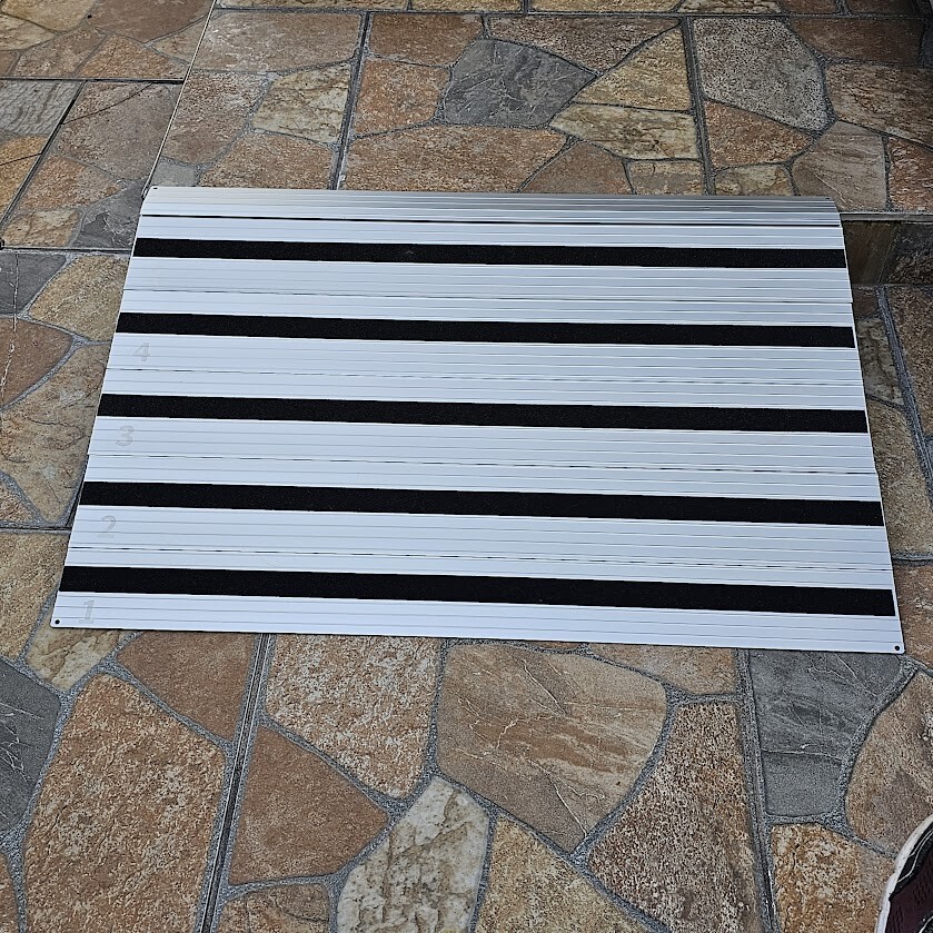 Rise threshold Wheelchair, walkers ramp Mobility aids, Heavy-duty ...