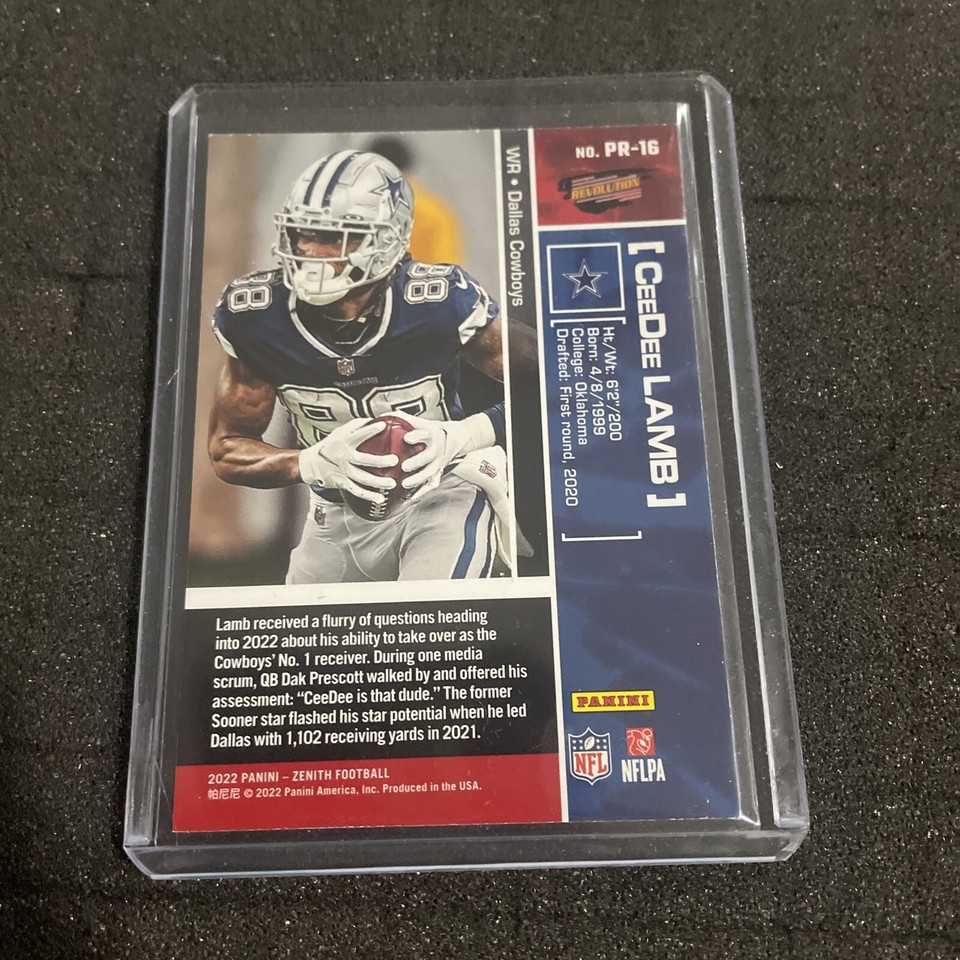 2022 Panini Zenith Pacific Revolution CeeDee Lamb Dallas Cowboys | eBay