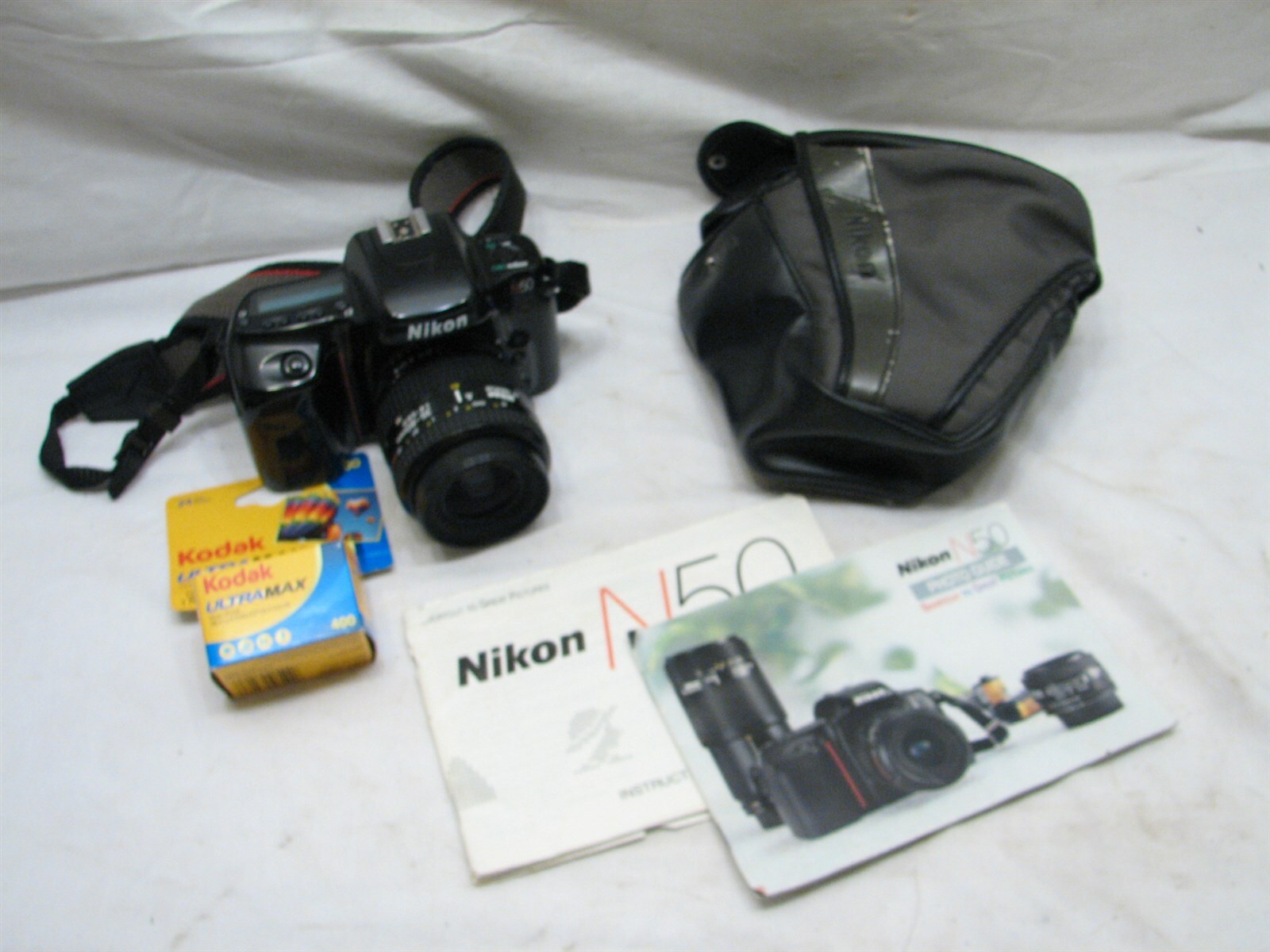 Nikon N50 35mm SLR Camera w/Nikkor AF 35-80mm Lens/Case | eBay