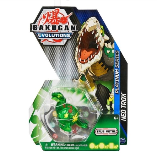 Bakugan Evolutions Platinum Series Neo Trox True Metal Action Figure ...