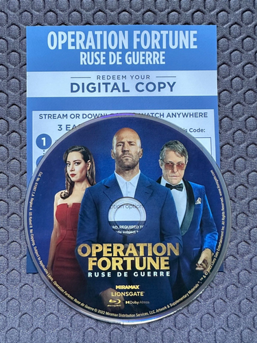 Operation Fortune: Ruse De Guerre Blu-ray Digital Portugal | Ubuy
