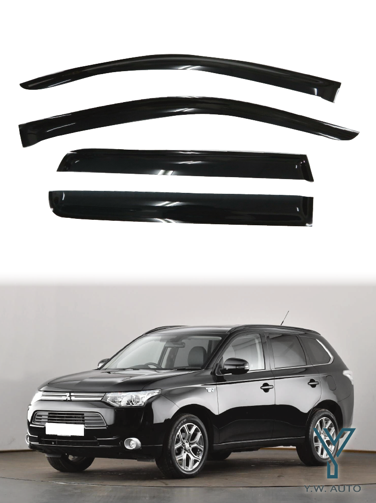 For Mitsubishi Outlander 2013-2021 Window Visor Vent Sun Shield Rain ...