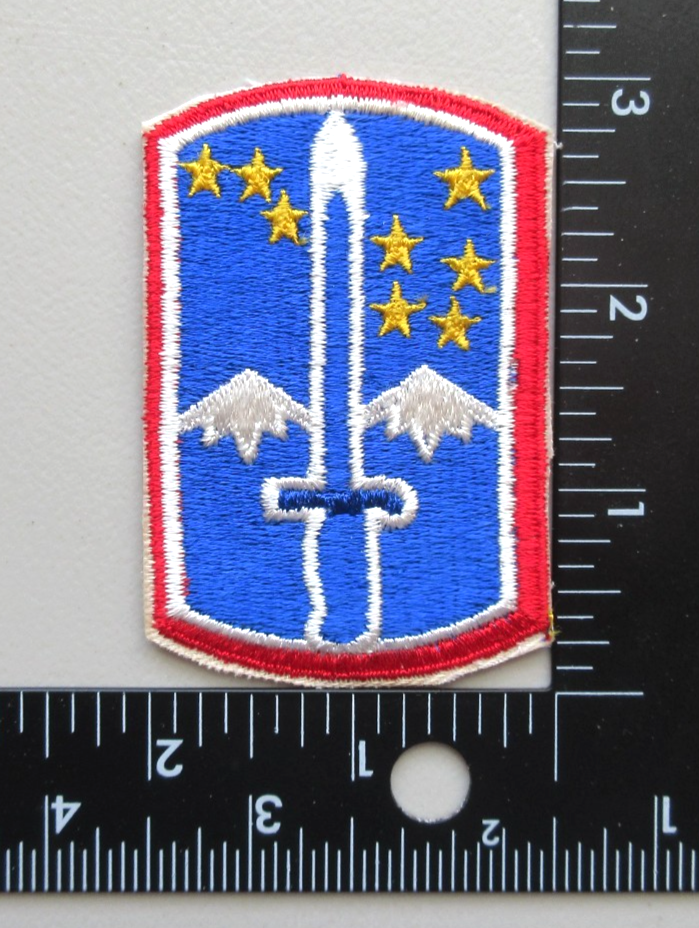 ⭐U.S. ARMY 172ND INFANTRY BRIGADE INSIGNIA MILITARY COLLECTIBLE SEW ON ...