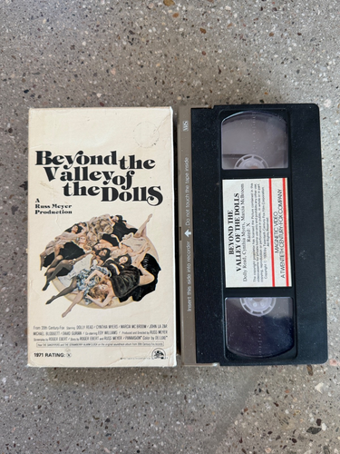 VHS Beyond The Valley Of The Dolls 1980 Magnetic Video Release RARE EUC ...