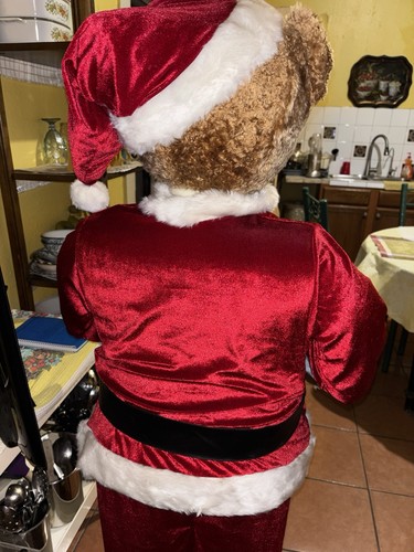 Gemmy Life Size Dancing Santa Bear Animatronic | eBay