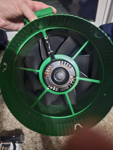 10” In-Line Duct Fan 661 CFM Booster Intake Exhaust Ventilation Cooling ...