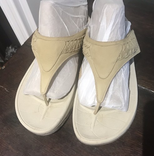 Women's HOTTER “BORNEO" Toe Post Slip On LEATHER Sandals UK 7 41 Worn ...