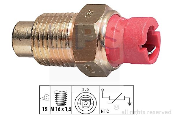 1830000 COOLANT TEMPERATURE SENSOR GAUGE REAR EPS FOR IVECO DAILY I ...