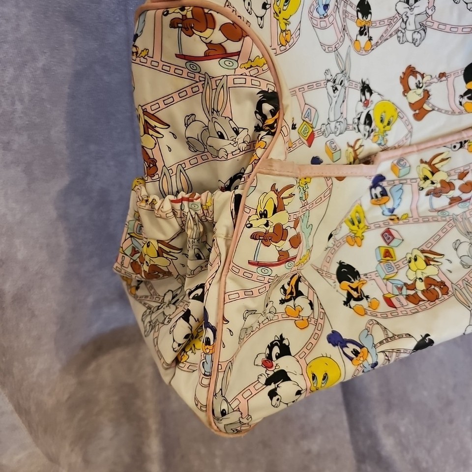 Looney Tunes Vintage Diaper Bag 1993 Baby Tweety Bird Bugs Bunny ...