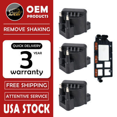 3 Ignition Coil + Control Module for Chevy Pontiac Buick Olds Isuzu ...