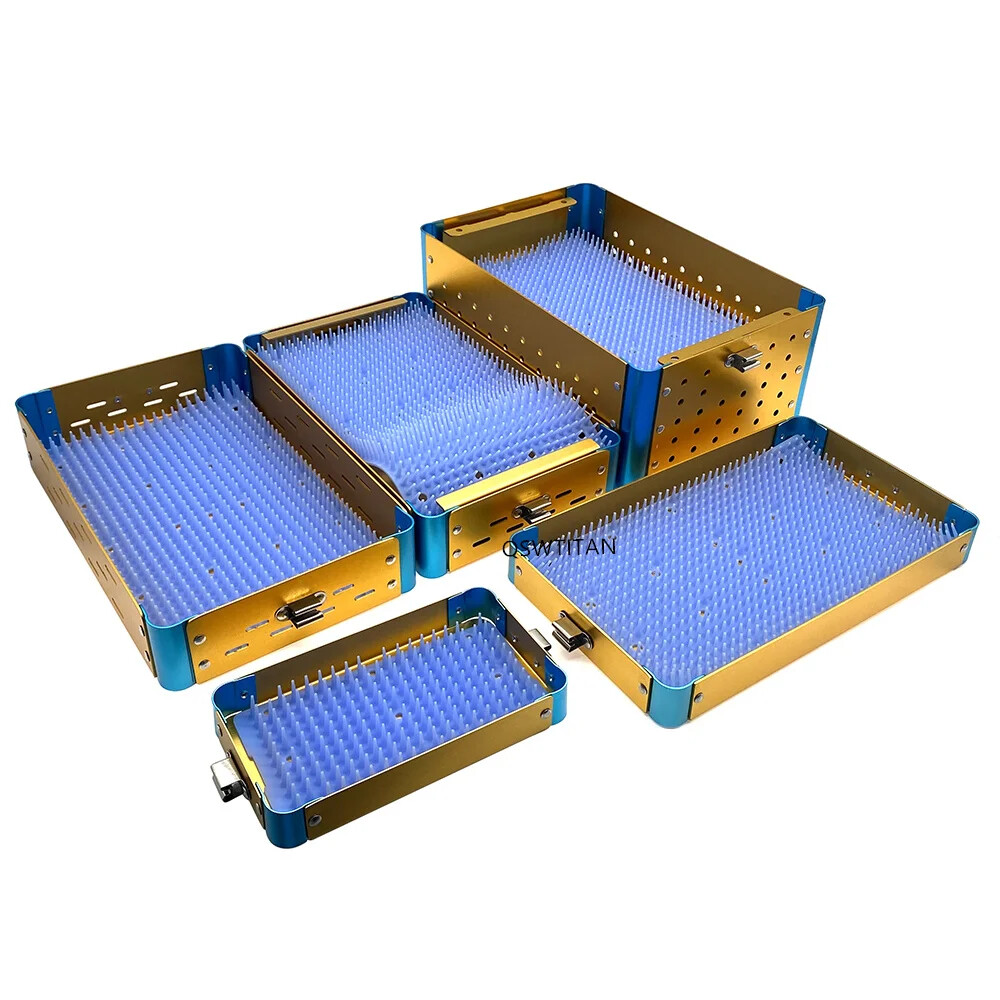 Sterilization Case Disinfection Tray Aluminium Box Opthalmic Surgical ...