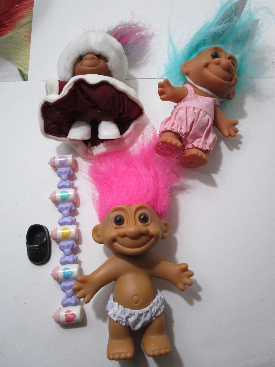 8PCS Troll Dolls, 80s' PVC Vintage Trolls Lucky Doll Action, 46% OFF