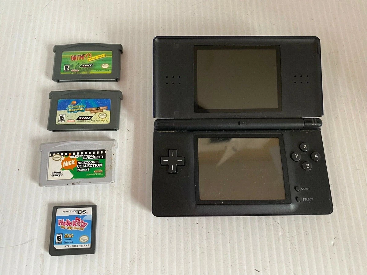 Nintendo Ds Lite Blue And Black