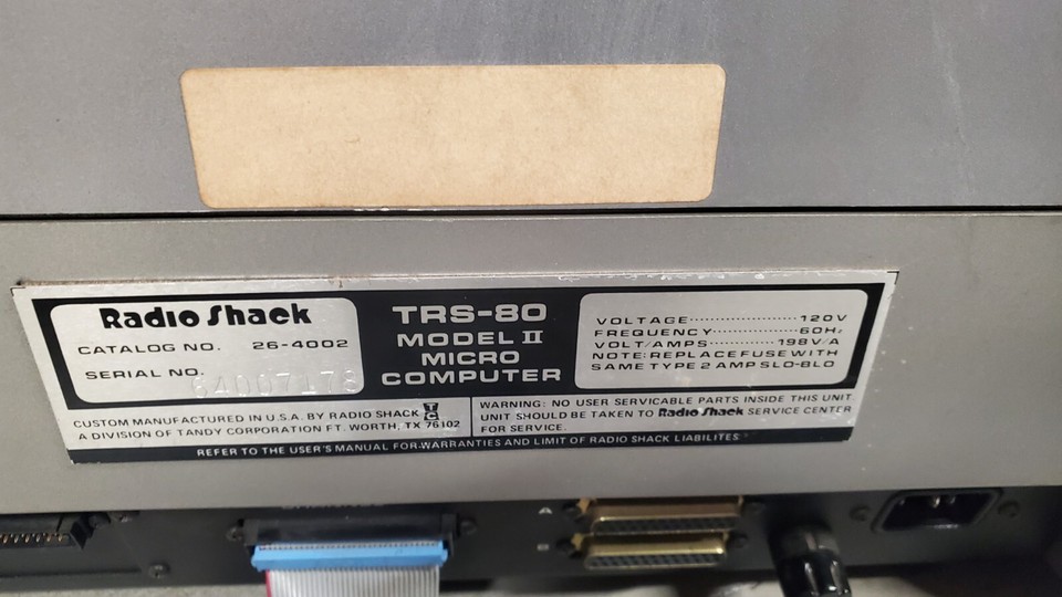 Vintage Tandy Radio Shack TRS-80 Vintage Package Printer Keyboard Very ...