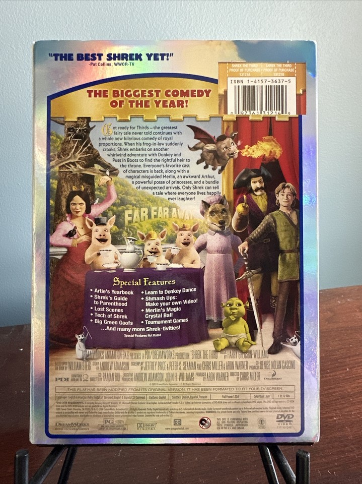 Shrek The Third (Full Screen Edition) - DVD - VERY GOOD 97361312149| eBay