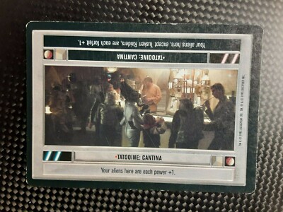 1995 Decipher Star Wars Premiere CCG Card RARE BB Tatooine Cantina ...