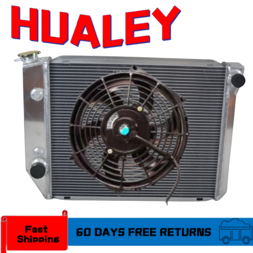 2ROWS RADIATOR+Fan Fit 1972-84 FORD FALCON XA XB XC XD FAIRMONT 302 351 ...