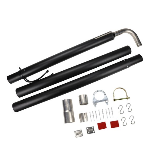 RV Generator Exhaust Venting System Part Black Muffler Pipe Extension ...