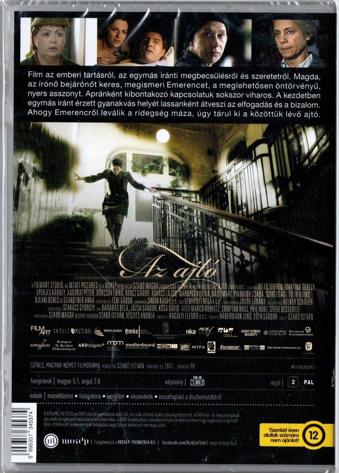 Az ajtó - Hinter der Tür (2012) DVD NEW dir: Szabó István - English ...