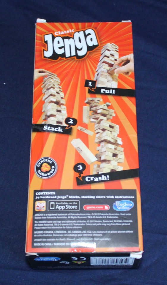 Hasbro Gaming Classic Jenga - Brand New & Sealed | eBay UK