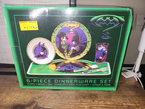 6 Piece Batman Forever Dinnerware Set | eBay
