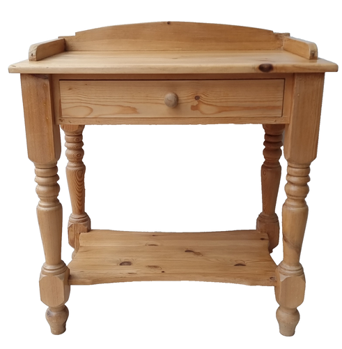 Pine Bathroom Wash stand Vintage Pine Console Table & Drawer SG6 area | eBay UK