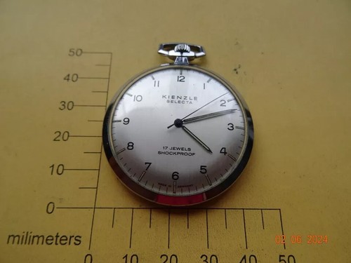 OLD VINTAGE GERMANY RETRO pocket WATCH KIENZLE SELECTA 17 J 058B15 PERFECT | eBay