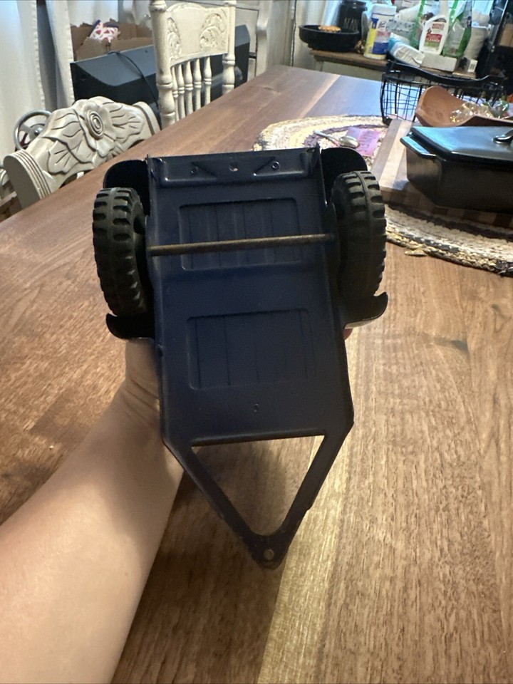 Vintage Tonka Toys Dark Blue Side Step Pressed Steel Ford Pickup Truck ...