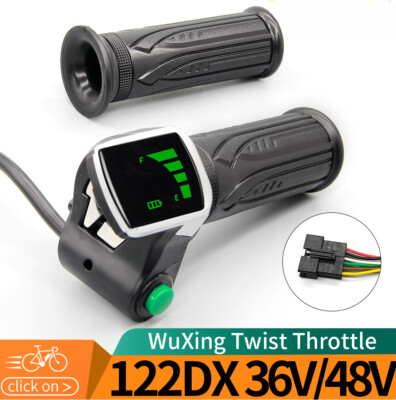 Electric Bicycle Full Twist Throttle 24-48V 60V 72V Throttle with Power ...