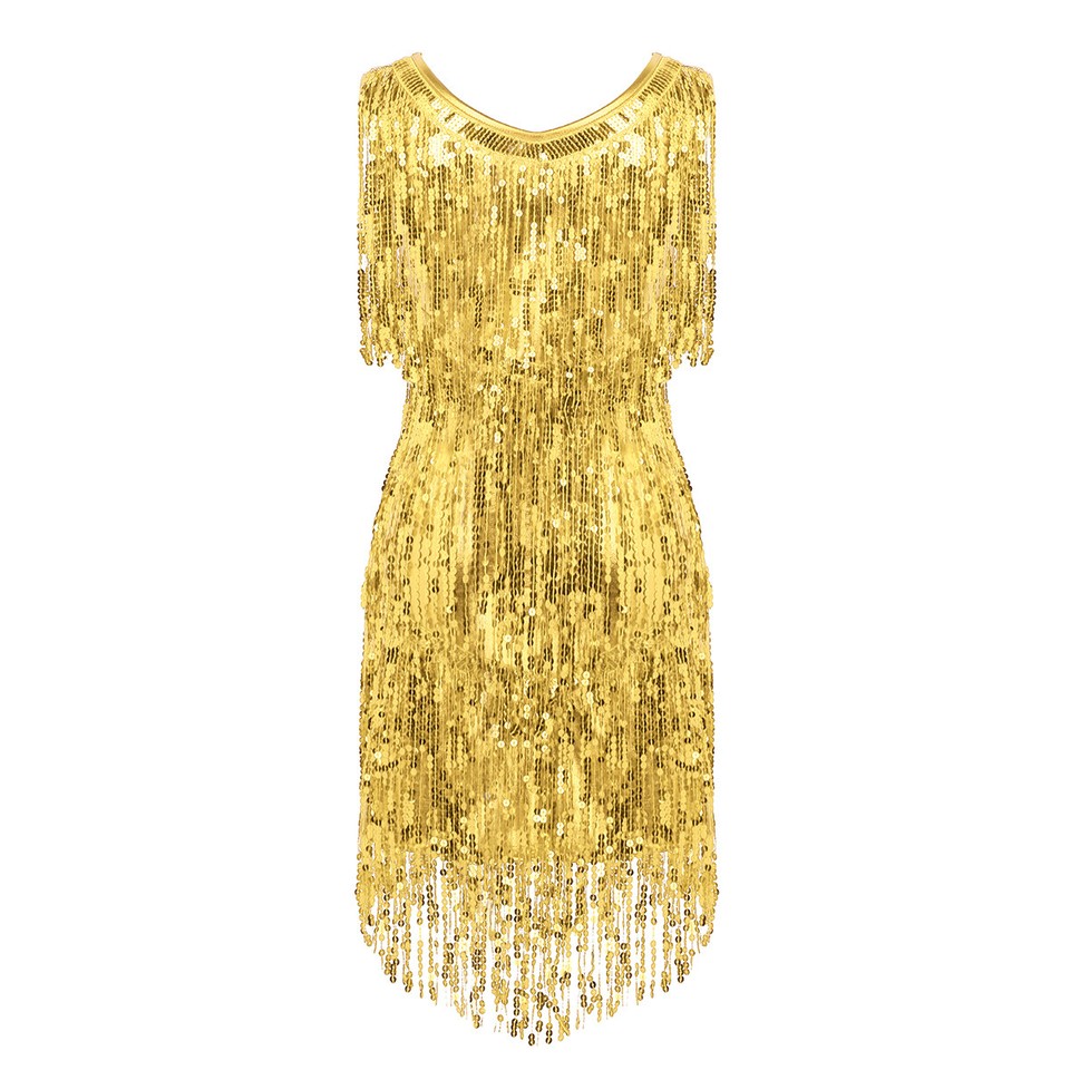 Women's Sequin Tassels Dance Costumes Samba Tango Latin Lyrical ...