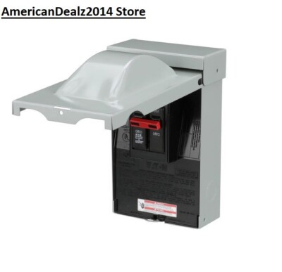 AC Outdoor Disconnect Enclosure Box 60-Amp 120/240V Safety Power Cut ...