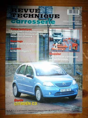 C3 Revue Technique Carrosserie Citroen 3189470190705 | eBay
