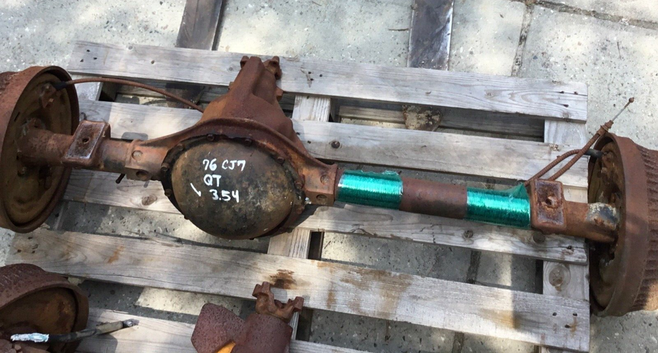 Jeep CJ Quadratrac Axle SET CJ5 CJ7 76-79 Front & Rear 3.54 | eBay