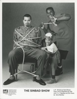 Sinbad, Willie Norwood, Erin Davis in "The Sinbad Show" Original TV ...