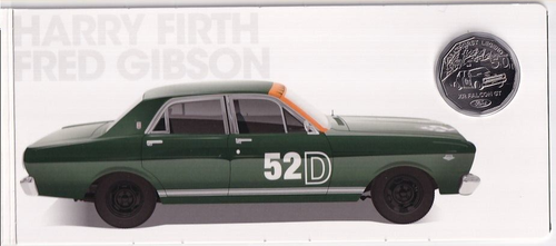 AUSTRALIA: 2018 50 CENT FORD HIGH OCTANE XR FALCON NON COLOURED COIN ON ...