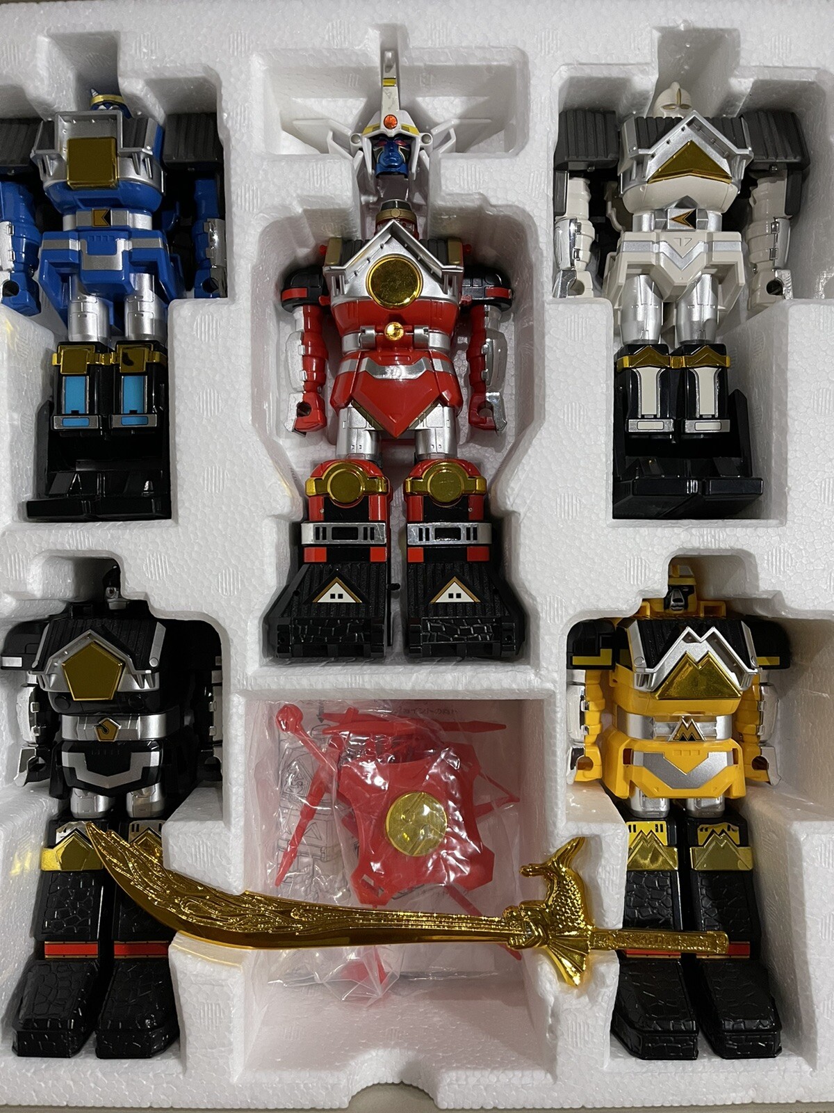 BANDAI Power Ranger Ninja Sentai Kakuranger DX Muteki Shogun 1994 ...